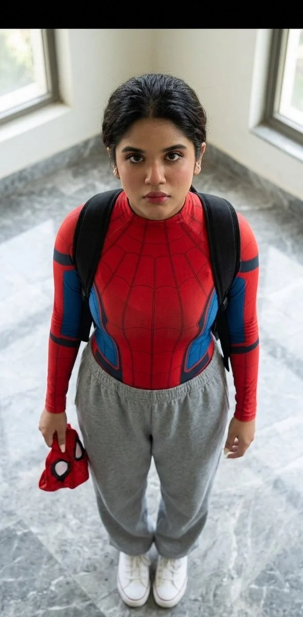 A student hides her superhero identity in plain sight | OpenPromptLib